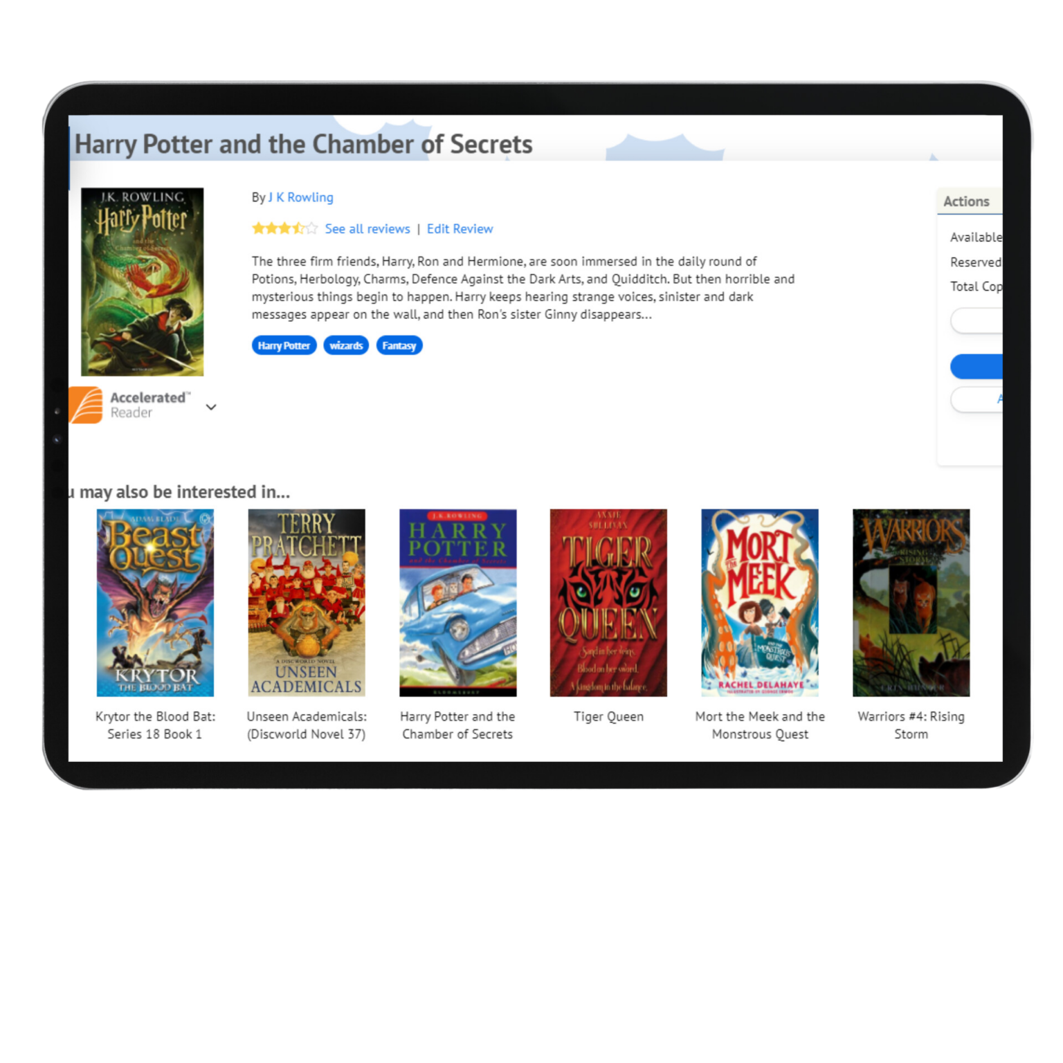Reading Cloud - School library management software